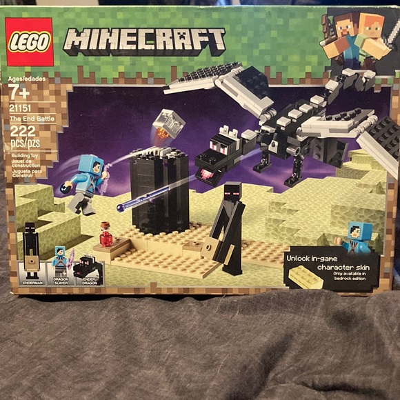 Lego | Toys | Minecraft The End Battle 222 Piece Lego Set | Poshmark